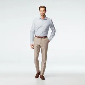 INDOCHINO Stockport Wool Linen Pants - Sand