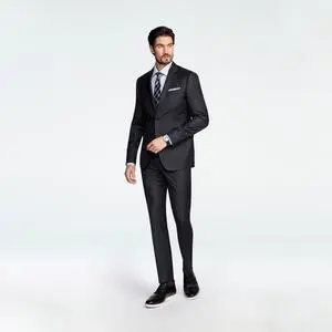 INDOCHINO Hemsworth Charcoal Suit - Gray