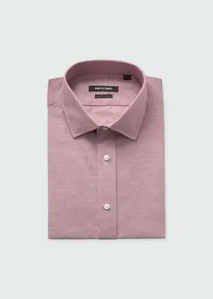 INDOCHINO Sudbury Cotton Linen Rose Shirt - Pink