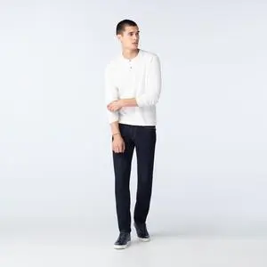 INDOCHINO Long Sleeve Henley Shirt - Ivory