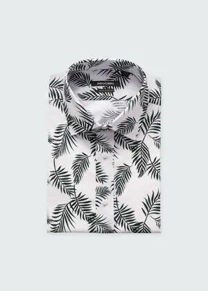 INDOCHINO Seaham Palm Print Shirt - Green