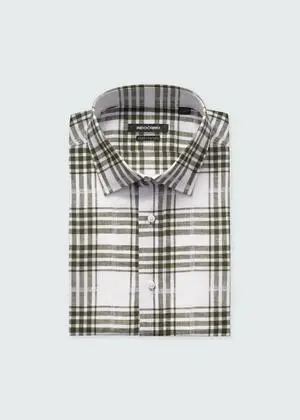 INDOCHINO Kirkley Plaid Shirt - Olive
