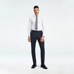 INDOCHINO Hereford Cavalry Twill Charcoal Pants - Gray