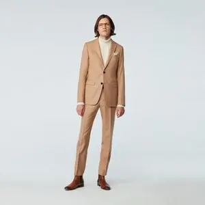 INDOCHINO Monza Flannel Suit - Camel