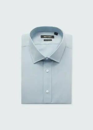 INDOCHINO Hailey Cotton Stretch Shirt - Blue