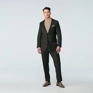INDOCHINO Highbridge Nailhead Suit - Olive
