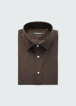 INDOCHINO Fairwood Corduroy Shirt - Brown