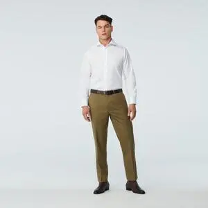 INDOCHINO Howell Wool Stretch Light Pants - Olive