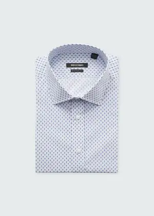 INDOCHINO Jacob Dobby Shirt - Blue