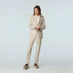 INDOCHINO Madesimo Linen Blazer - Sand