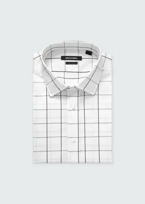 INDOCHINO Hyde Check Shirt - Navy