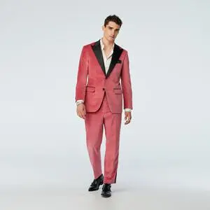 INDOCHINO Harford Velvet Dusty Rose Dinner Jacket - Pink