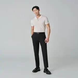 INDOCHINO Howell Wool Stretch Pants - Black
