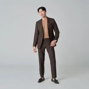 INDOCHINO Harrogate Dark Suit - Brown