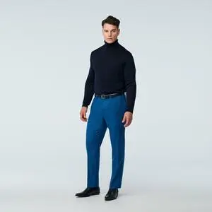 INDOCHINO Monza Royal Flannel Pants - Blue