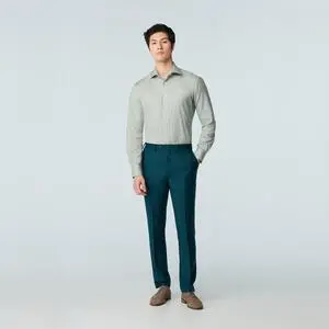 INDOCHINO Hamilton Sharkskin Pants - Teal
