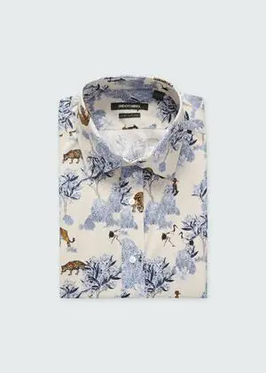 INDOCHINO Langford Animal Ink Print Shirt