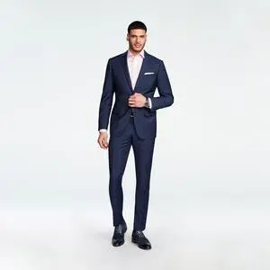 INDOCHINO Hamilton Sharkskin Blazer - Blue