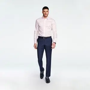 INDOCHINO Hamilton Sharkskin Pants - Blue
