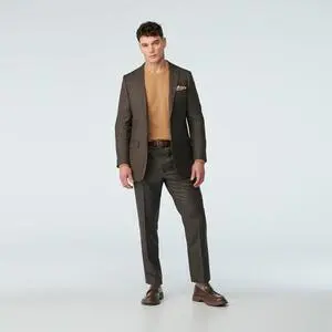 INDOCHINO Highbridge Nailhead Suit - Brown