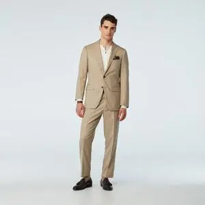 INDOCHINO Odell Wool Silk Suit - Sand
