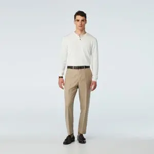INDOCHINO Odell Wool Silk Pants - Sand