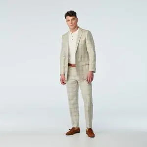 INDOCHINO Outwell Plaid Suit - Sand
