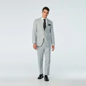 INDOCHINO Outwell Plaid Stone Suit - Blue