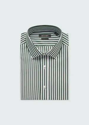 INDOCHINO Hunton Stripe Hunter Shirt - Green