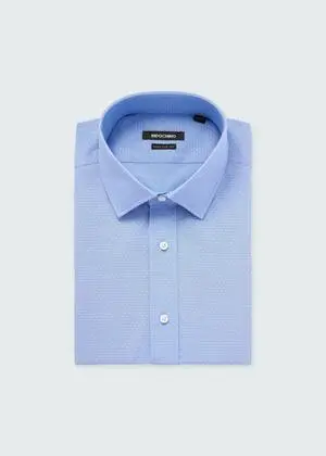 INDOCHINO Oxley Dobby Shirt - Blue