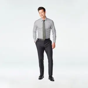 INDOCHINO Hexham Charcoal Pants - Gray