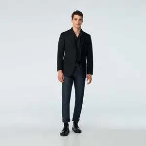 INDOCHINO Hatton Twill Blazer - Black