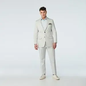 INDOCHINO Hartley Cotton Stretch Light Suit - Gray
