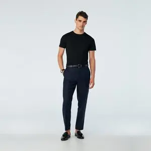 INDOCHINO Modica Herringbone Pants - Navy