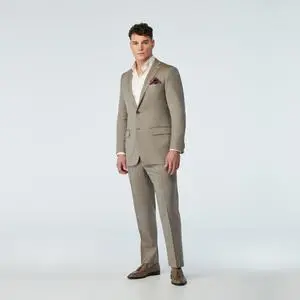 INDOCHINO Modica Herringbone Light Suit - Brown