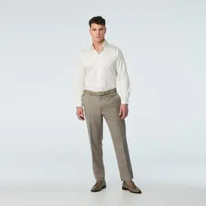 INDOCHINO Modica Herringbone Light Pants - Brown