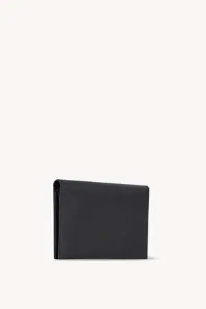 THE ROW Essential Leather Pouch - Black