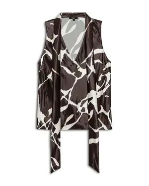 Rails Sleeveless Scarf Top - Rift