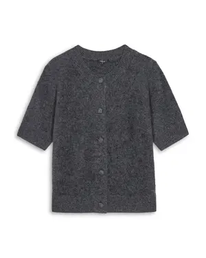 Rails Roman Wool Short Sleeve Cardigan