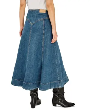 Rails Vicente Midi Jean Skirt