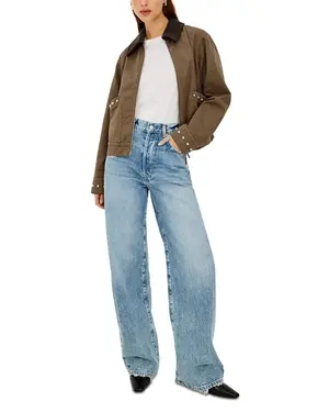 Rails Cotton Stud Trim Jacket
