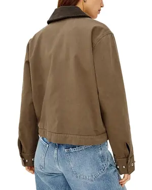 Rails Cotton Stud Trim Jacket