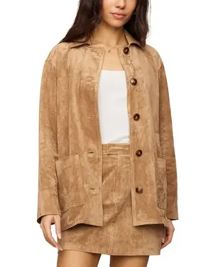 Z Supply Decker Faux Suede Jacket