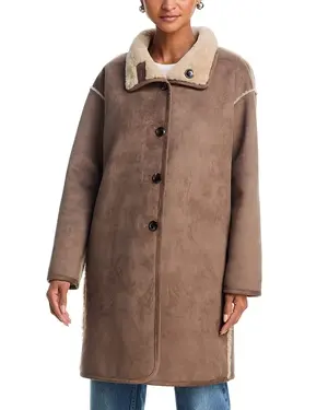 Velvet By Graham & Spencer Yves Faux Shearling Jacket