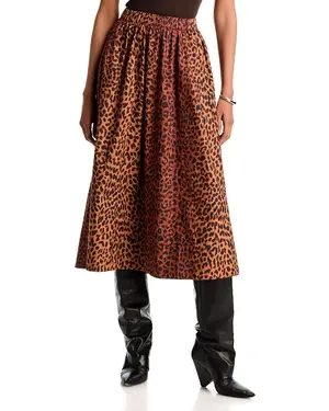 Xirena Gwynn Cotton Midi Skirt - Bengal