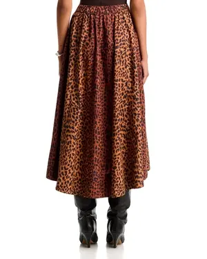 Xirena Gwynn Cotton Midi Skirt