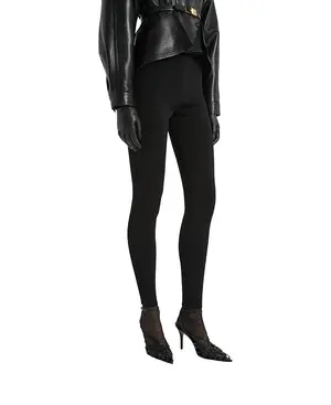 Balmain High-waisted Milano Jersey Trousers
