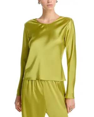 LESET Barb Long Sleeve Top - Chartreuse