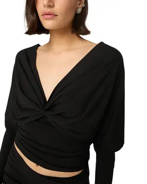 THE LINE BY K Selvie Pleated Batwing Top