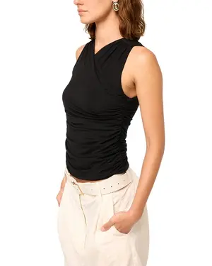 THE LINE BY K Tavi Ruched Tank Top